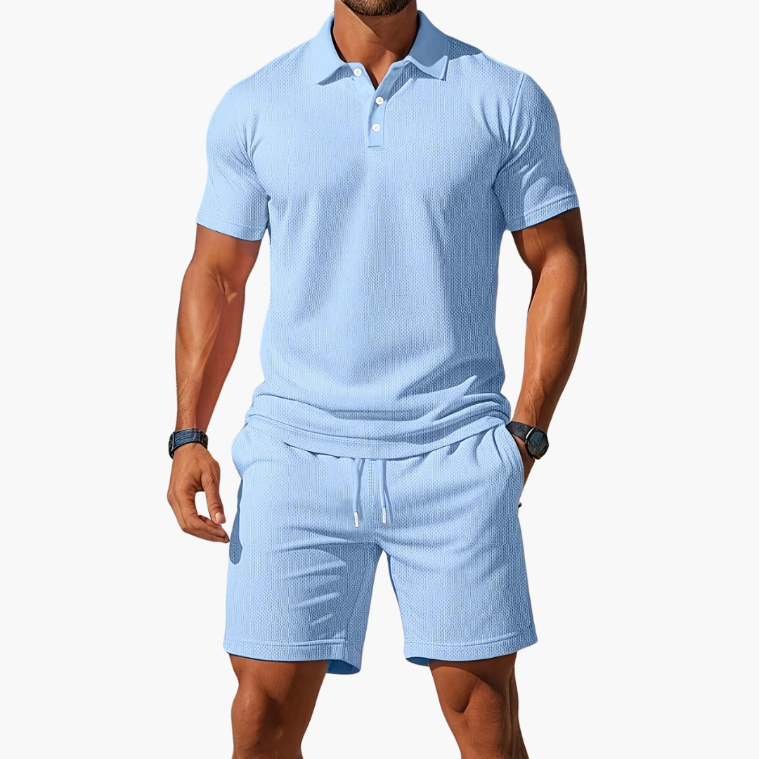 Timothy | Men’s Polo and Shorts Summer Set – Certeira